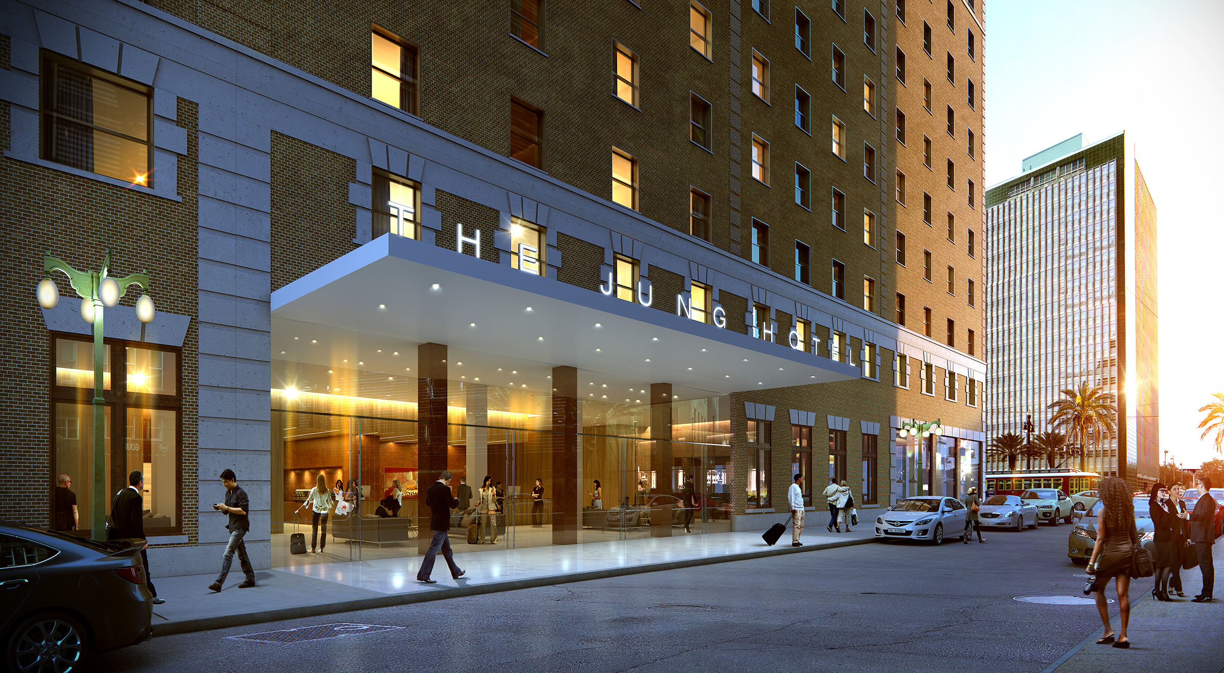 Jung Hotel | New Orleans, LA | Trahan Architects