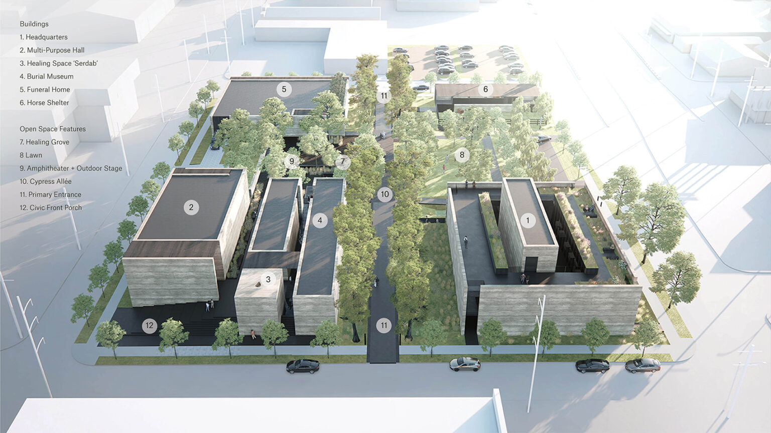 New Orleans Cultural Burial Museum and Healing Complex | Trahan Architects